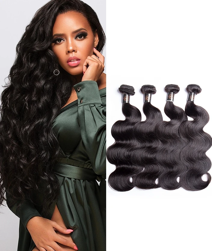 10 Grade virgin human hair body weave good quality human hair bundles ...
