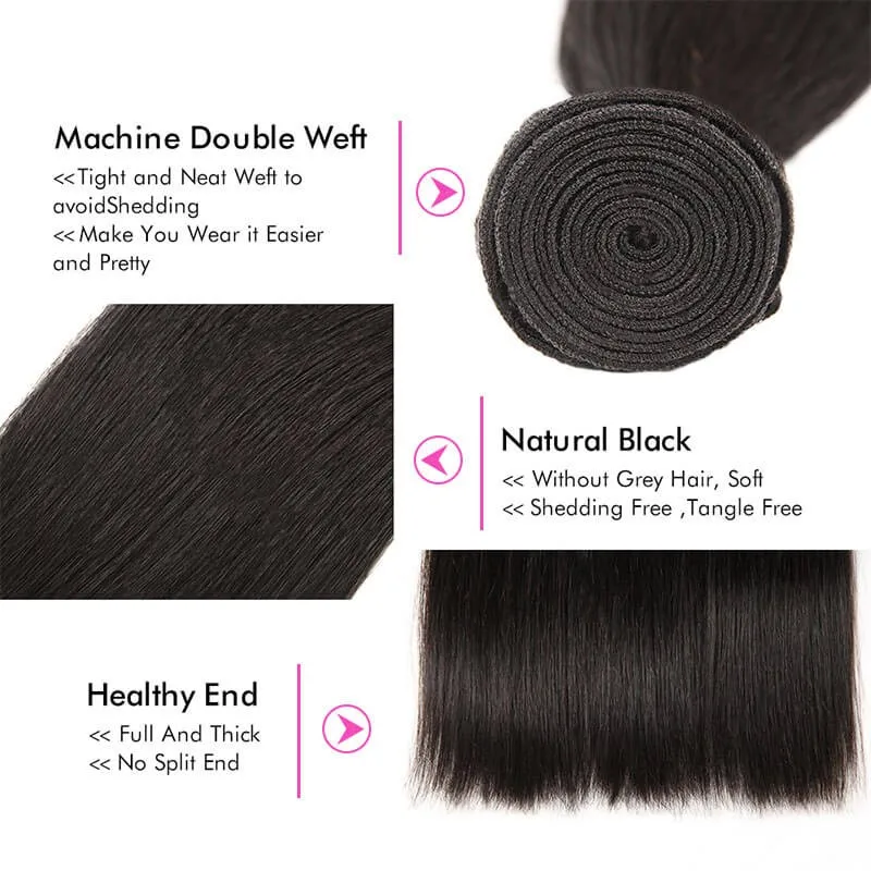 Wholesale Natural Original Cuticle Aligned Virgin Brazilian Straight ...